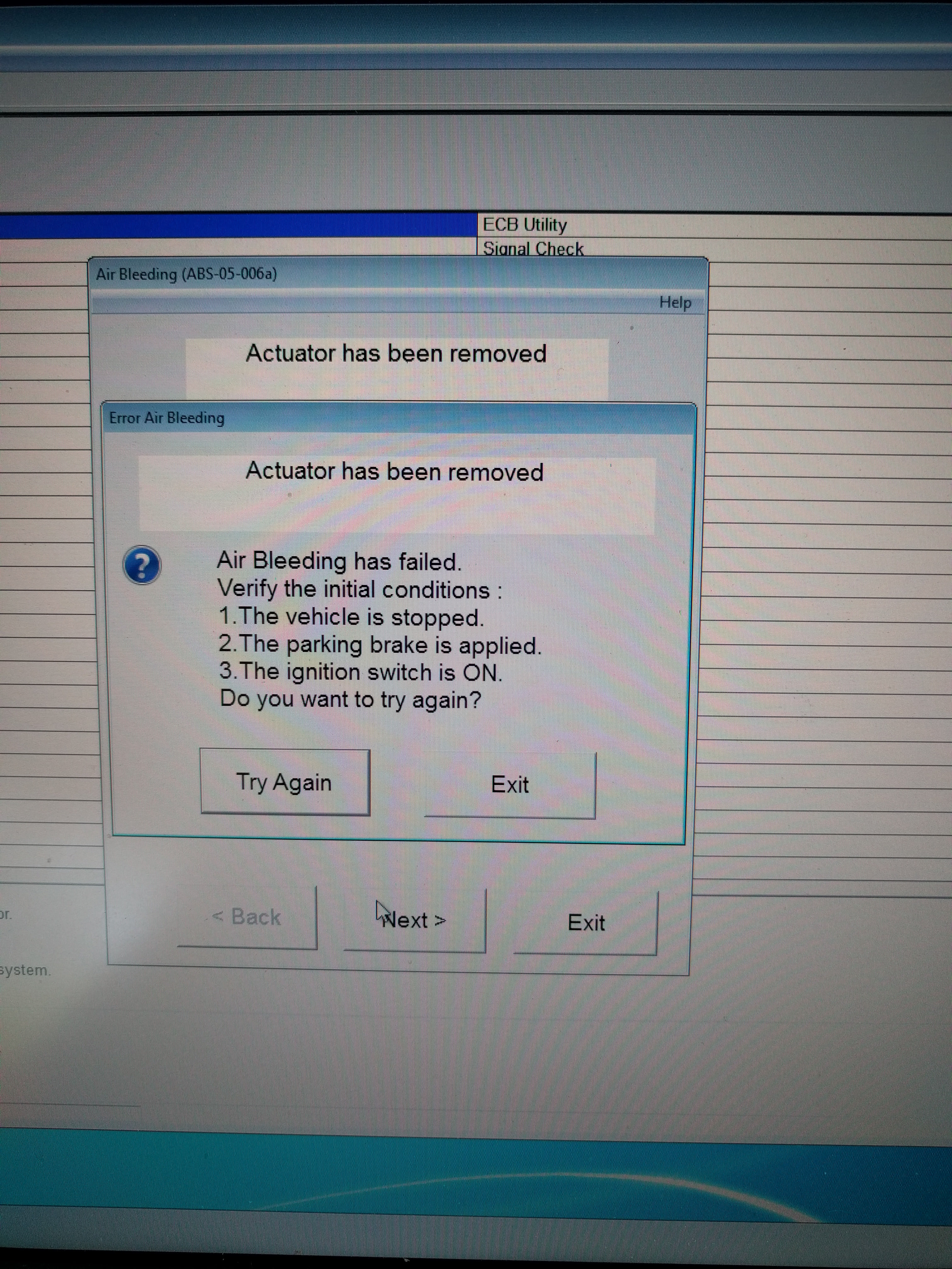 Error bleeding brake acculumator after replacement | PriusChat